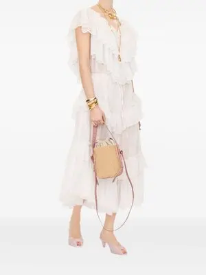 Chloé Woody Small Rafia Bucket Bag