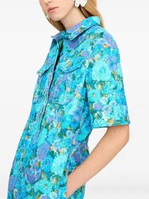 Chloé Printed Cotton Mini Dress