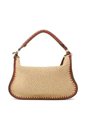 Chloé Marcie Small Raffia Shoulder Bag - Multicolor