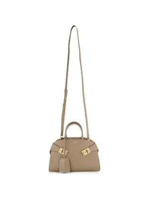 FERRAGAMO Hug Mini Leather Handbag