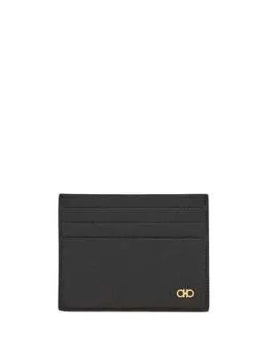 FERRAGAMO Micro Gancio Leather Card Case - Multicolor
