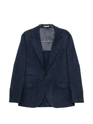 Brunello Cucinelli Wool Single-breasted Jacket - Multicolor