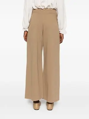 FORTE_FORTE Cotton Wide-leg Trousers