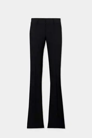 Dsquared2 Tailored Cigarette Trousers With Flared Leg - Black