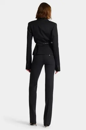 Dsquared2 Tailored Cigarette Trousers With Flared Leg