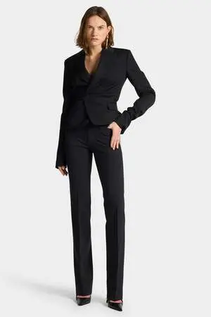 Dsquared2 Tailored Cigarette Trousers With Flared Leg