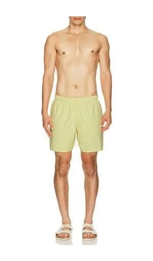 Lacoste Mid Length Swim Trunk - Yellow