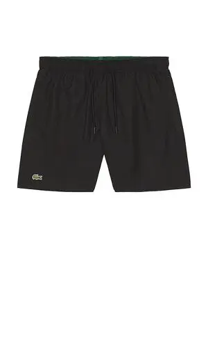 Lacoste Mid Length Swim Trunk - Black