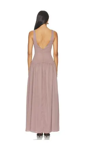 ALL THE WAYS Karoline Maxi Dress - Brown