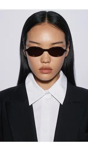 SHEVOKE Oval Tortoiseshell Sunglasses