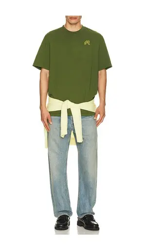 MALBON Bermuda Trinity Tee In . Also - Green