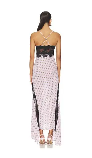 AFRM Vince Dress With Lace Trim