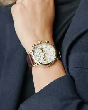 Shinola Runwell 41mm Two-eye Chronograph Watch