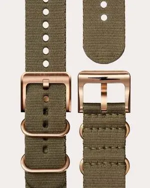 Shinola Bronze Monster 43mm Leather-strap Watch Set