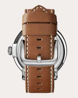 Shinola Runwell 47mm Leather-strap Watch