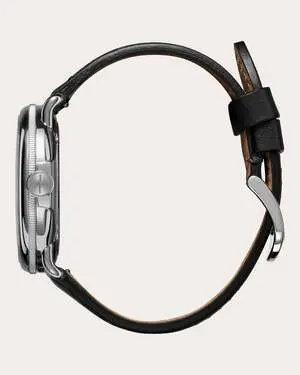 Shinola Stainless Steel Canfield C56 43mm Leather-strap Watch