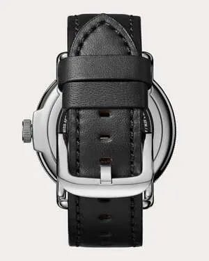 Shinola Stainless Steel Canfield C56 43mm Leather-strap Watch