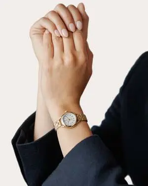 Shinola Runabout 25mm Goldtone Bracelet Watch