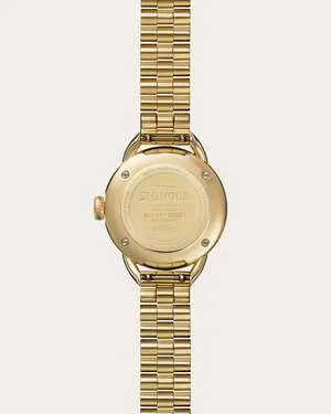 Shinola Runabout 25mm Goldtone Bracelet Watch