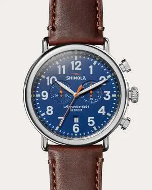 Shinola Runwell Chronograph Watch - Blue