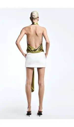 Revolve Cyrielle Halter Neck Top - Green