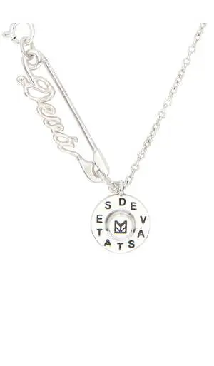 DEVA STATES X Maple Safety Pin Detail Necklace