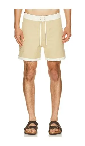 RHYTHM Heritage Hem Swim Trunk