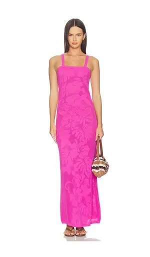 Beach Riot Conrad Maxi Dress - Fuchsia
