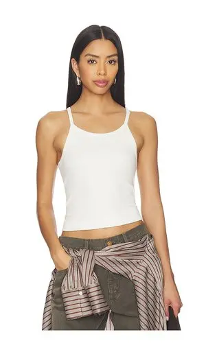 SLVRLAKE Fitted Rib Tank Top