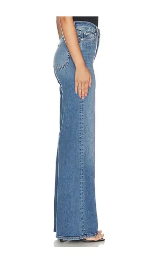 FRAME Le Slim Palazzo Long Jeans - Blue