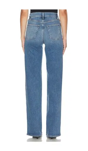 FRAME Le Slim Palazzo Long Jeans - Blue