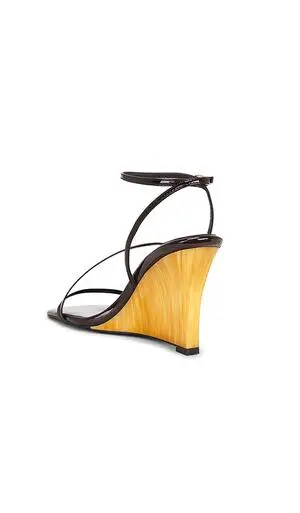 Jeffrey Campbell Wedge Sandal - Chocolate