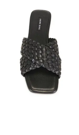 ANINE BING Ria Braided Slides