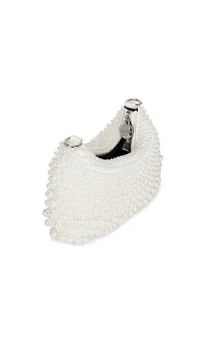 OLGA BERG Pia Pearl Croissant Bag