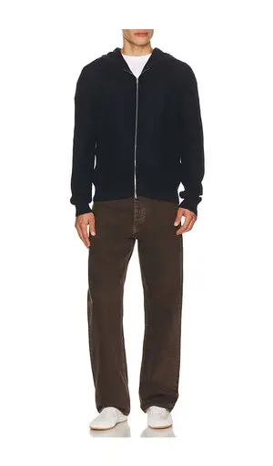 Theory Myhlo Full Zip Knit Hoodie