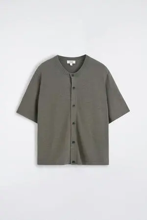 Cos Bouclé-knit Short-sleeved Cardigan