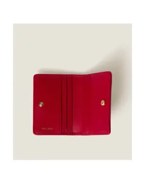 Miu Miu Matelassé Nappa Leather Card Holder