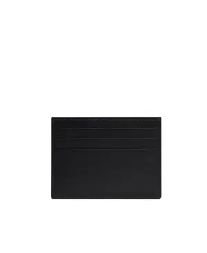 Celine Triomphe Card Holder In Shiny Calfskin