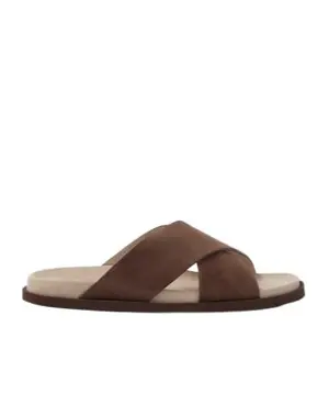 Brunello Cucinelli Suede Slides - Multicolor
