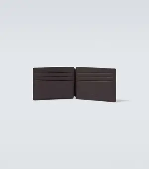 Brunello Cucinelli Logo Debossed Leather Wallet
