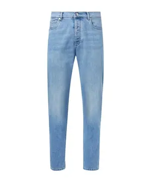Brunello Cucinelli Mid-rise Straight Jeans - Blue