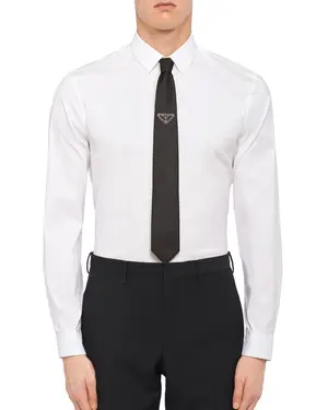 Prada Triangle-logo Tie