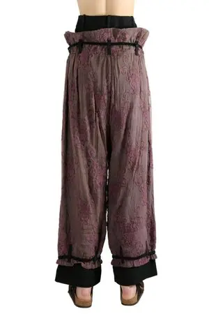 COMMUNS Lace Overlay Pants
