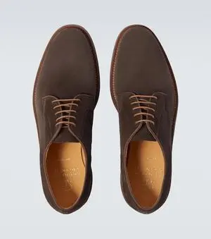 Brunello Cucinelli Suede Derby Shoes