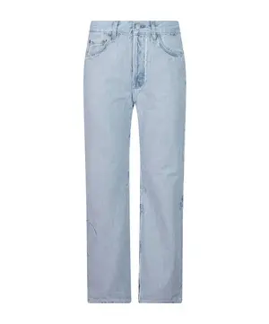 Acne Studios Frayed Denim Jeans - Blue