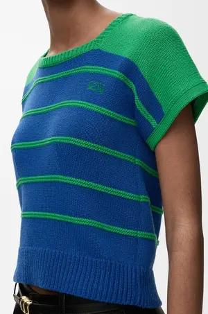 Loewe Sleeveless Sweater In Cotton And Wool