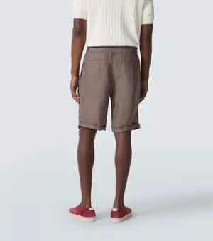 Brunello Cucinelli Linen Shorts