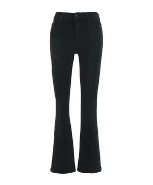 MOTHER The Weekender Flared Jeans - Black