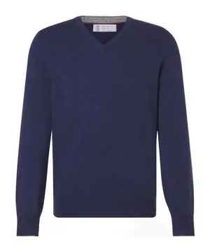 Brunello Cucinelli Cashmere Sweater - Blue