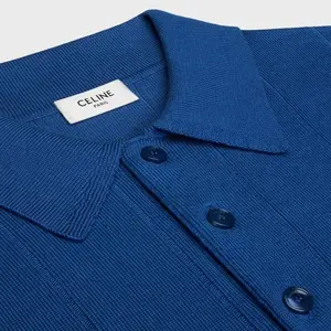 Celine Polo In Fine Silk And Cotton